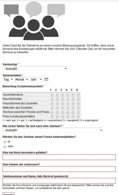 Ihre Meinung ist uns wichtig – ab sofort digitales Feedbacksystem im ...